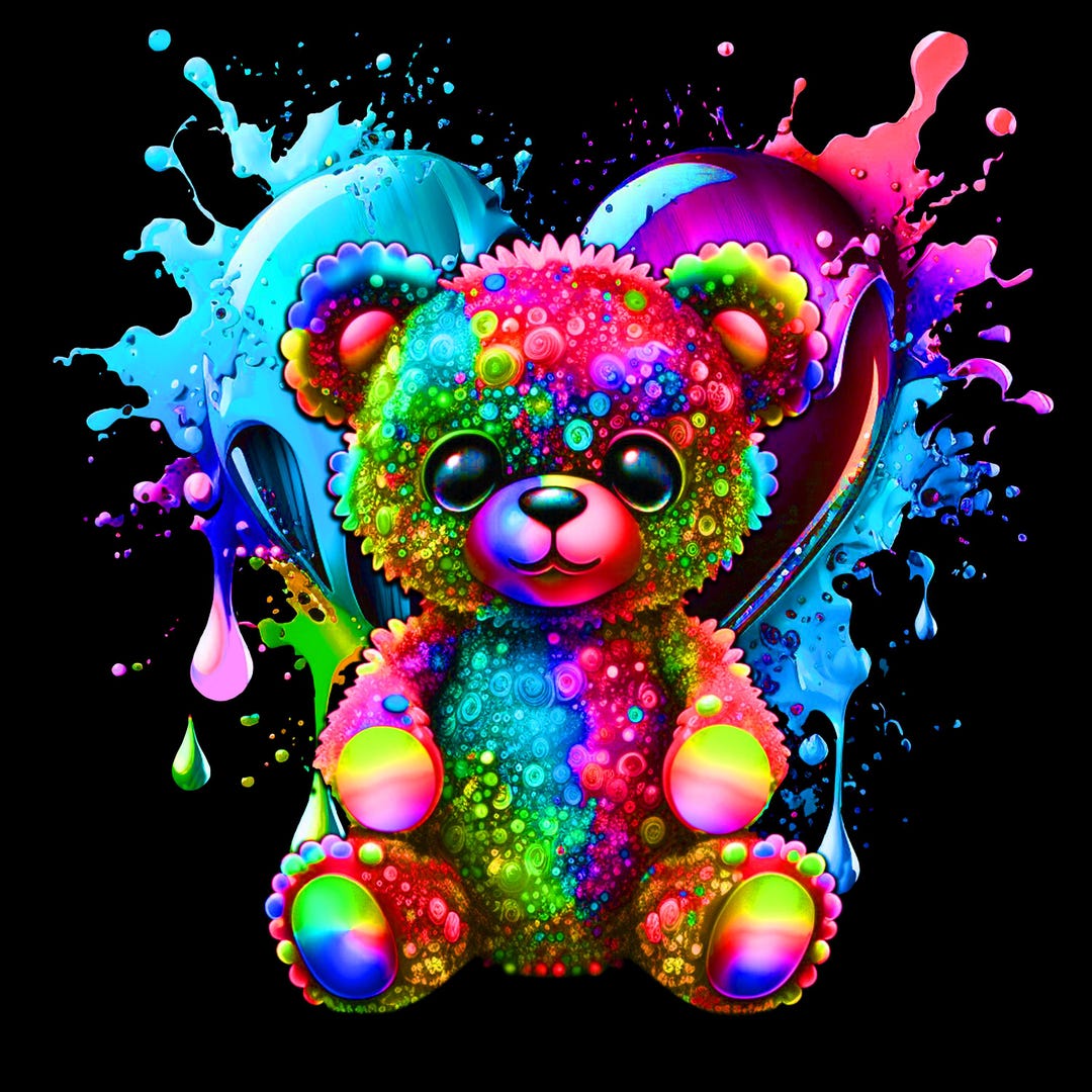 BEAR Ready to Press Sublimation Heat Transfer Print Bundles of 10 ...