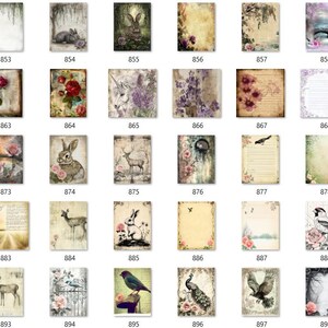 Junk Journal 100 PNG Clip Art Digital Download Bundles ...
