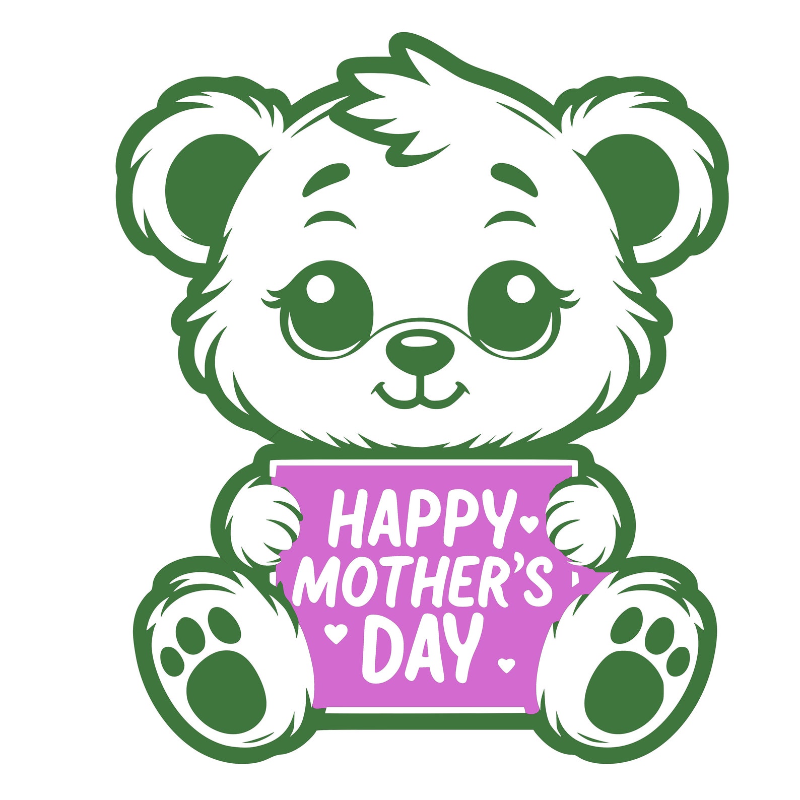 Mother's Day BEARS (vol 1) 50 JPEG Digital Clipart Download Bundle ...