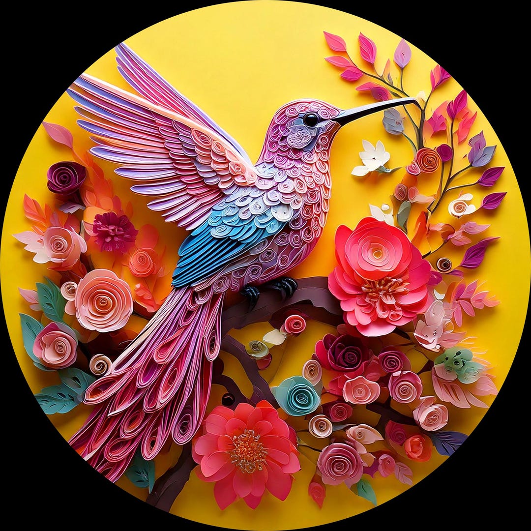 3D HUMMINGBIRD Car Coaster Clip ART 100 PNG Digital Download Bundle for ...