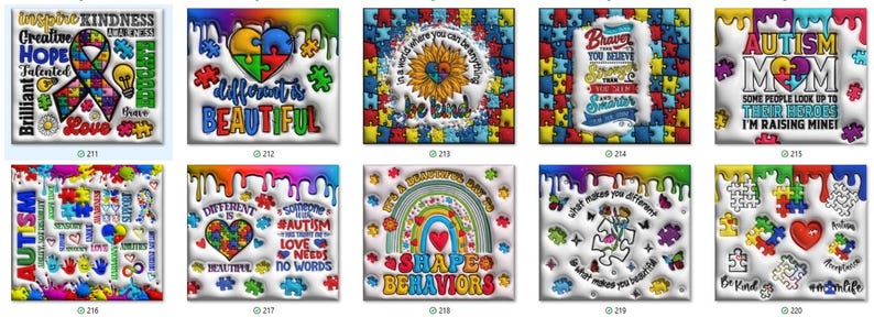 Ready to Press Sublimation Transfer Bundles of 10 Design Transfers - Etsy
