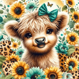 Animal Sublimation Transfer Bundle: Highland Cows, Hummingbirds ...