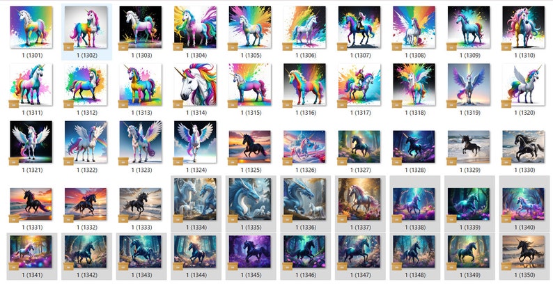 All ABOUT UNICORNS Vol 14 100 Jpg Digital Download Tumbler Wraps & Clipart Bundle ...