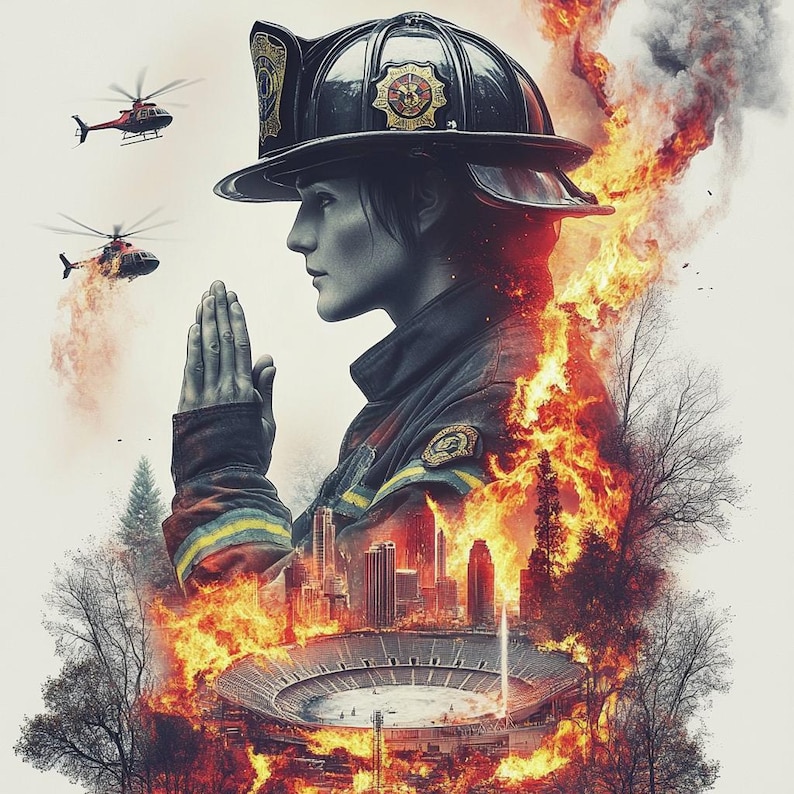 FIREFIGHTER 100 PNG Clip Art Digital Download Bundle for Commercial Use ...