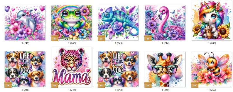 Animal Sublimation Heat Transfer Prints: Ready to Press Bundle - Etsy