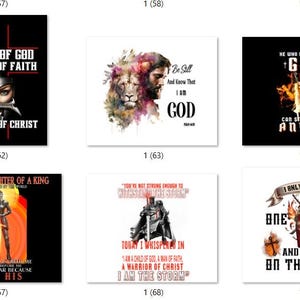 Religious Verse Sublimation Heat Transfer Print Bundle: Ready to Press ...