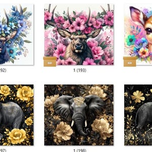 Animal Sublimation Heat Transfer Prints: Ready to Press Bundle - Etsy