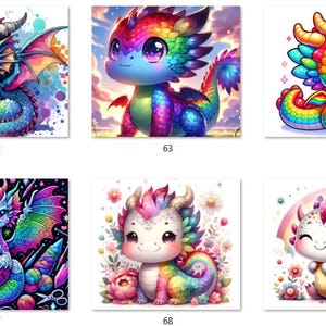DRAGON Ready to Press Sublimation Transfer Print Bundles Each With 10 ...