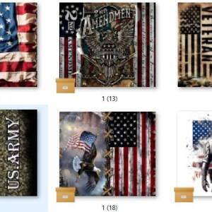 MILTARY Ready to Press Sublimation Heat Transfer Print Bundles of 10 ...