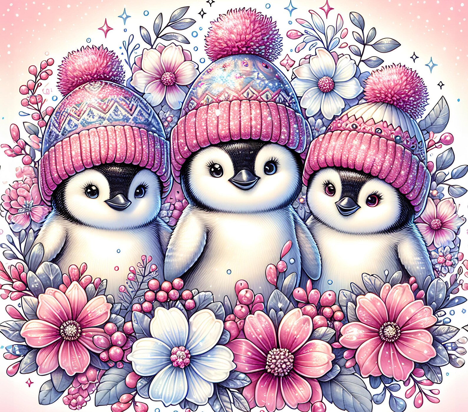 WINTER & Assorted Ready to Press Sublimation Heat Transfer Print ...