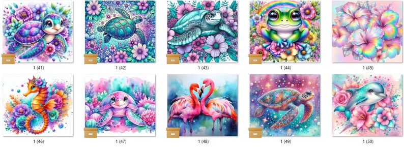 Sea Life Sublimation Transfer Prints: Beach & Summer Designs (bundle of ...
