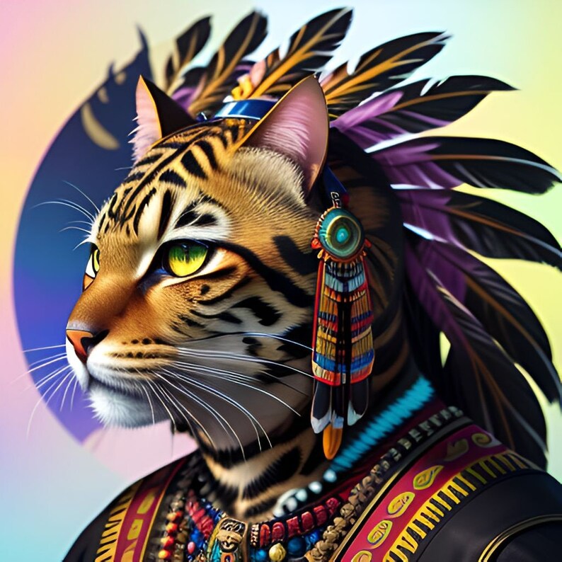 CAT CHIEFS Vol 1 500 Jpg Digital Clipart Download Bundle - Etsy