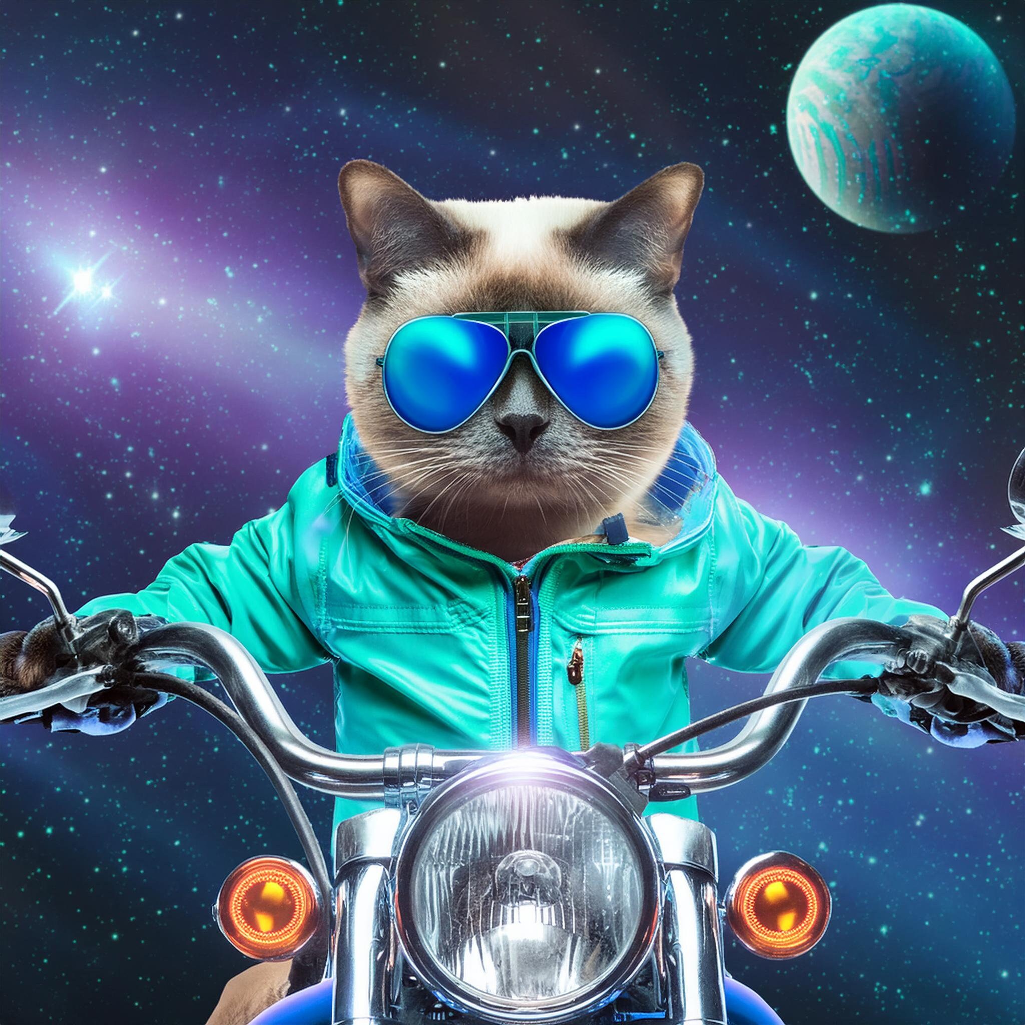 Biker Cats 50 JPG Clipart Digital Download Bundle (LMHBIKERCATS551-600 ...