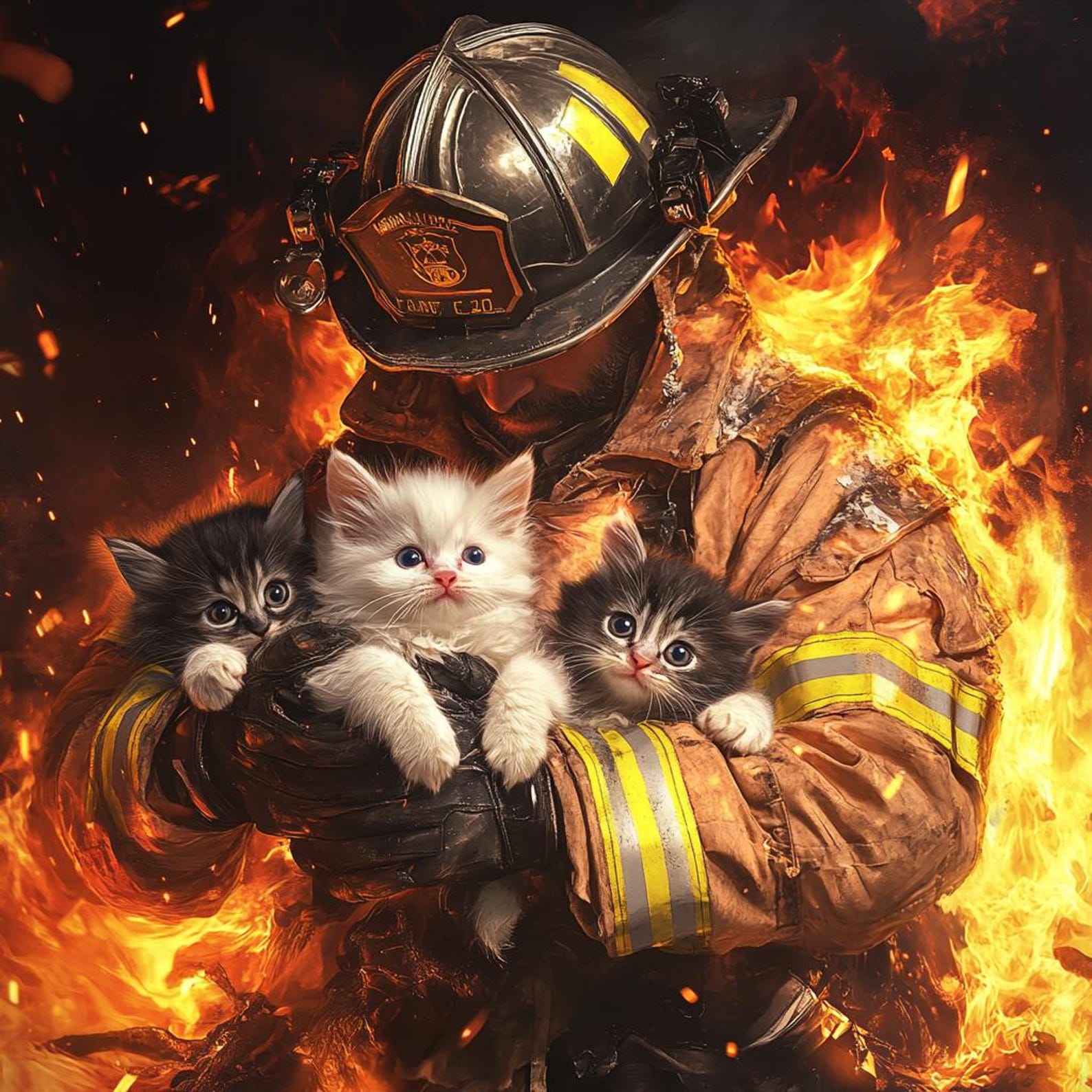FIREFIGHTER 100 PNG Clip Art Digital Download Bundle for Commercial Use ...