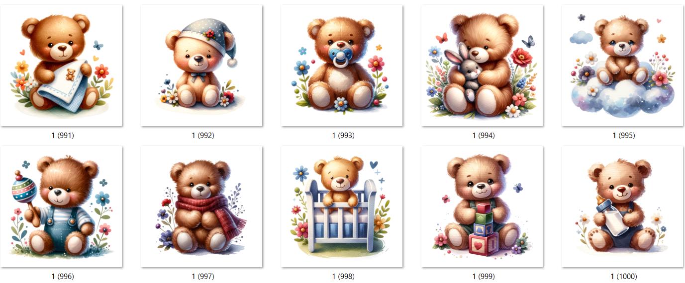 Cute Animal Sublimation Heat Transfer Print Bundles of 10 Prints Choice ...