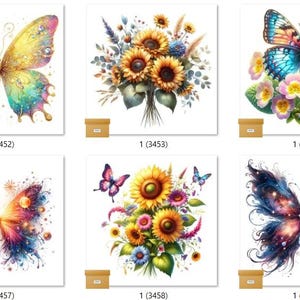 Butterfly Ready to Press Sublimation Transfer Prints (ARANIMAL1531-1620 ...