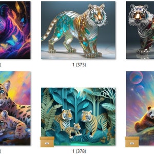 Lions Tigers Bears Oh My 100 JPG Clipart/tumbler Wrap Digital Download ...