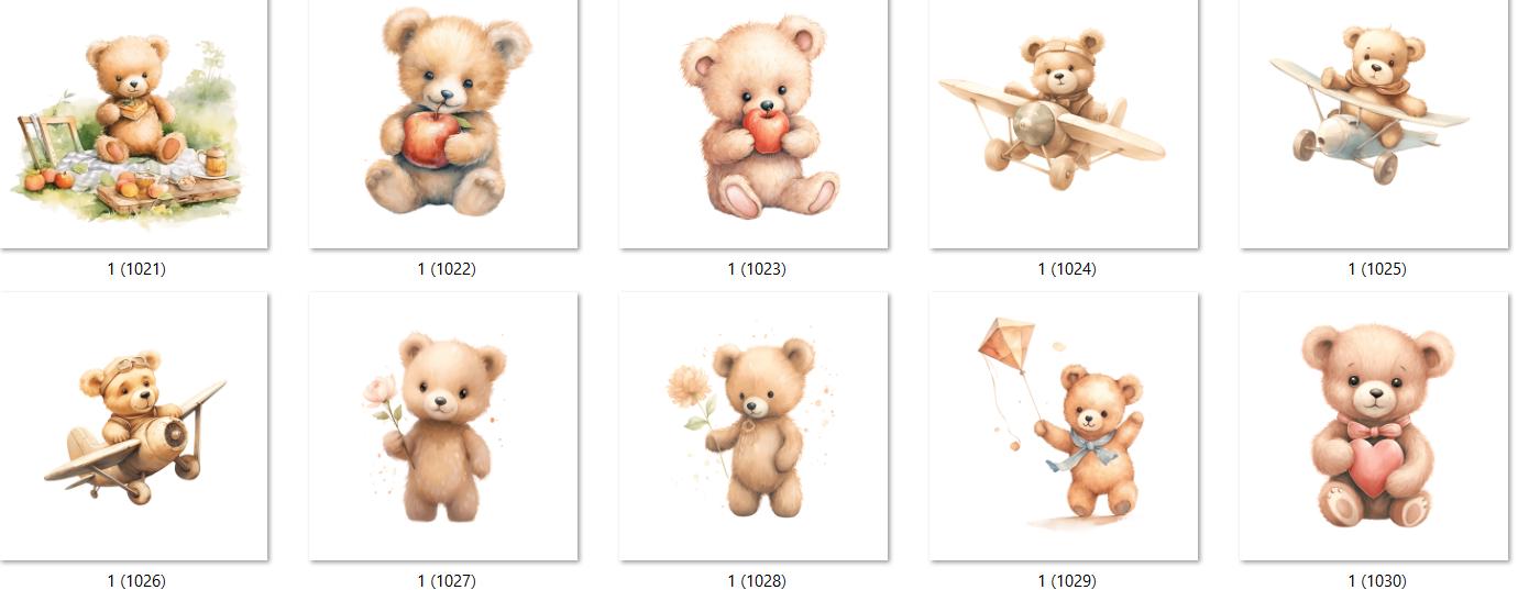 Cute Animal Sublimation Heat Transfer Print Bundles of 10 Prints Choice ...