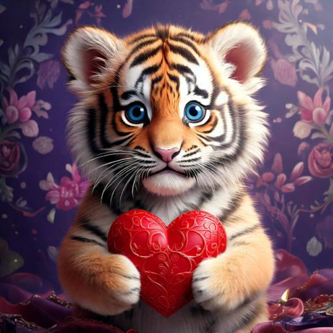 Assorted Valentine Animal 100 JPG Clip Art Digital Download Bundle ...