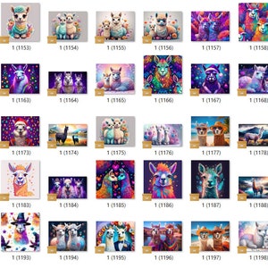 All About Llamas 500 JPG Clipart Image Bundle Digital Download ...