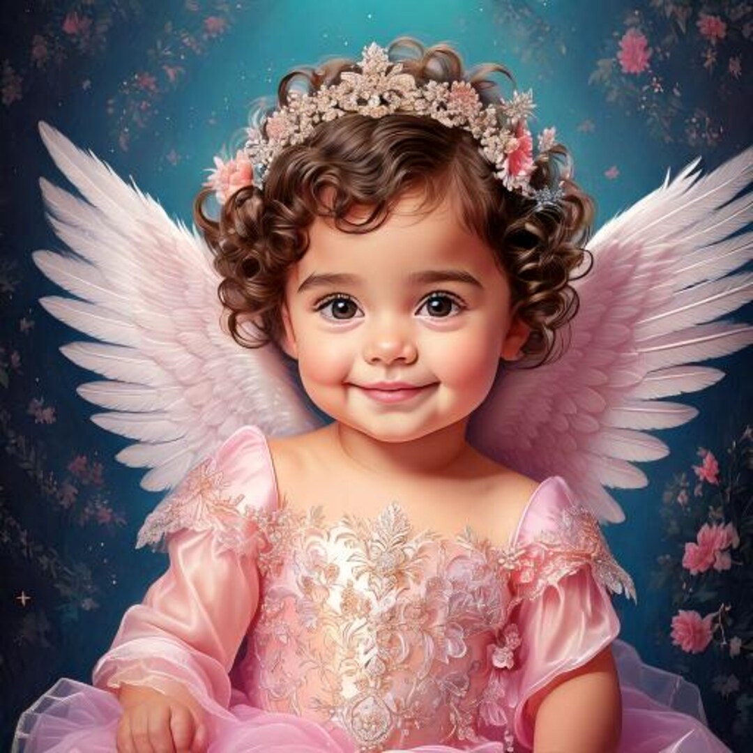 Angel Babies Clipart: 100 JPG Digital Download, Tumbler Wrap Bundle - Etsy