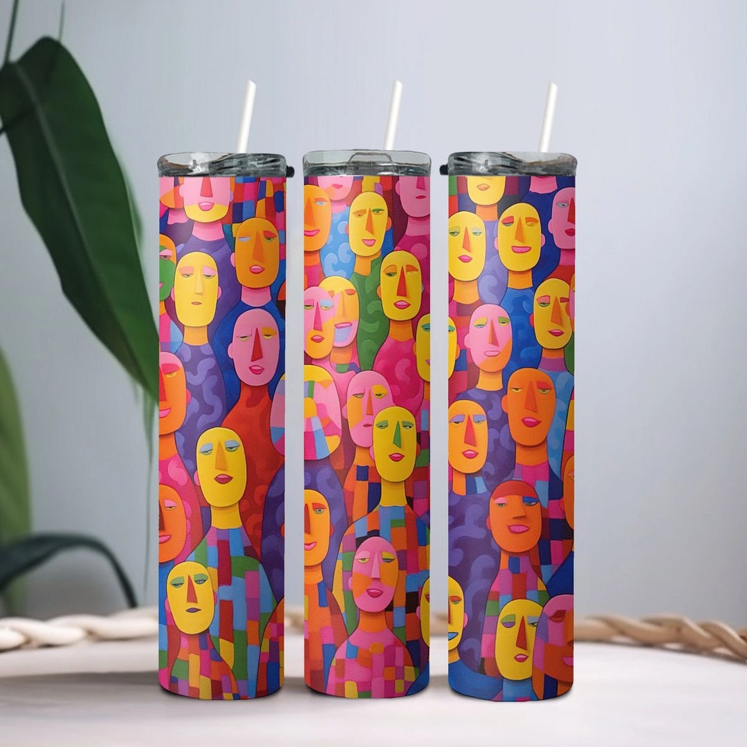 Customomized 200Z Skinny Tumbler With Metal Straw and Your Photo or ...