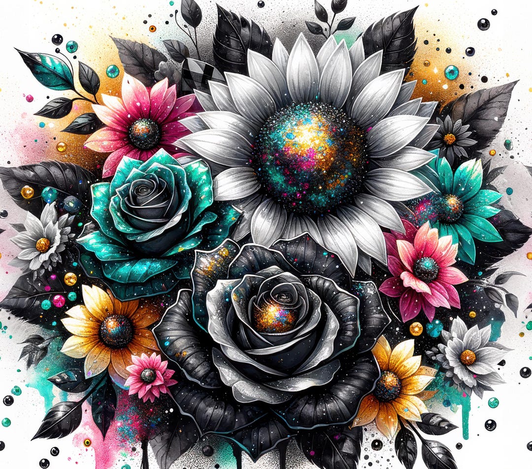 Floral Ready to Press Sublimation Heat Transfer Print Bundles of 10 ...