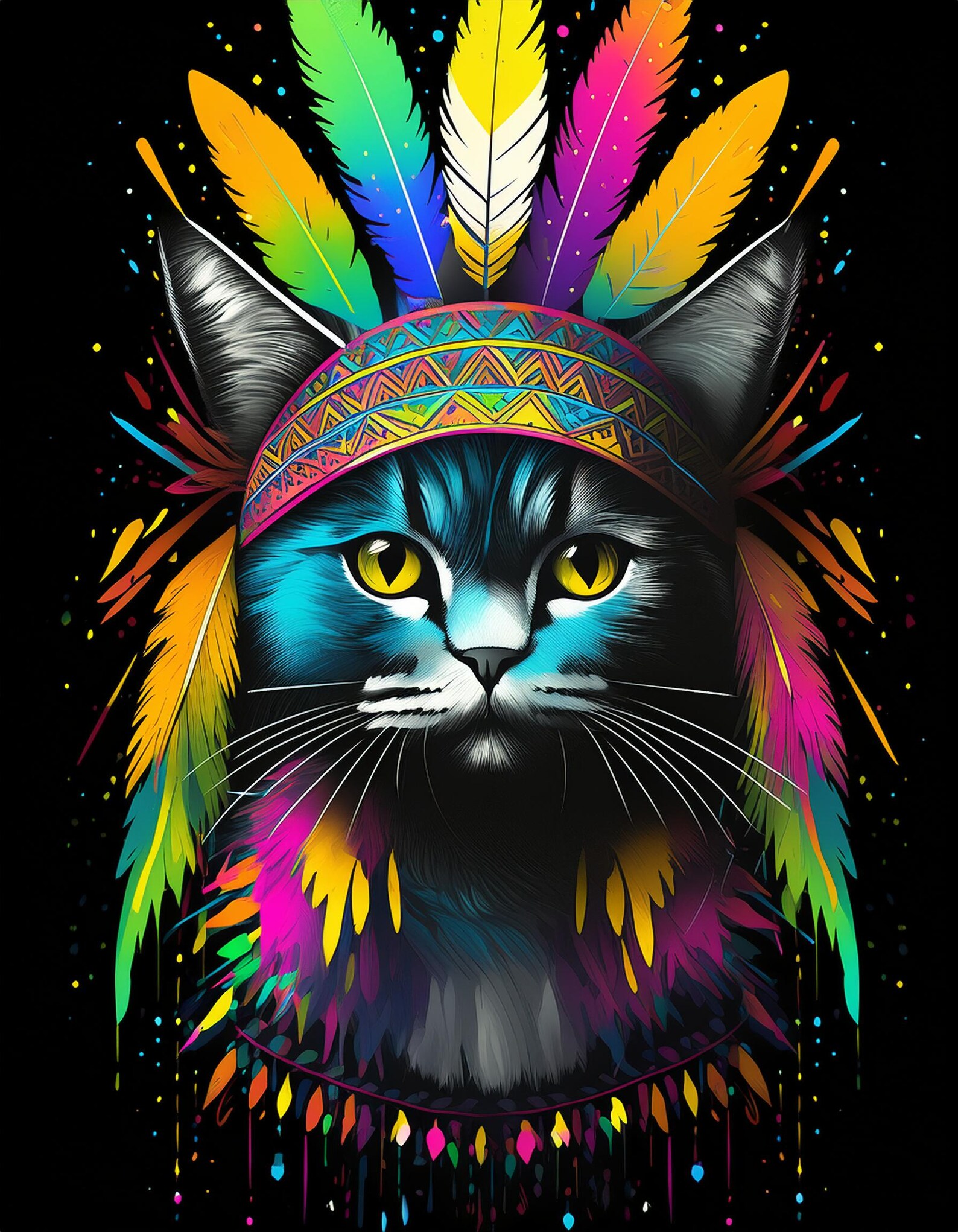 Cat Chiefs 2 Clip Art Image Digital Download Bundle of 100 JPG Image ...
