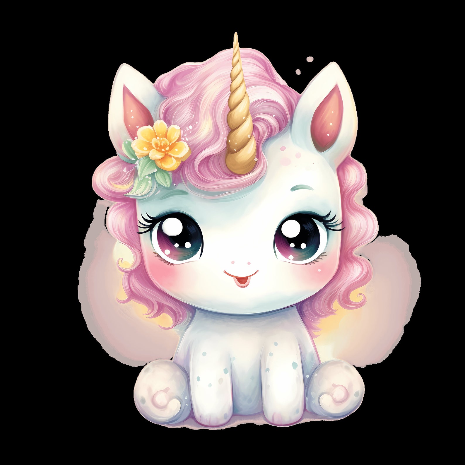 10 Cute Unicorns Ready to Press Sublimation Transfer Prints ...