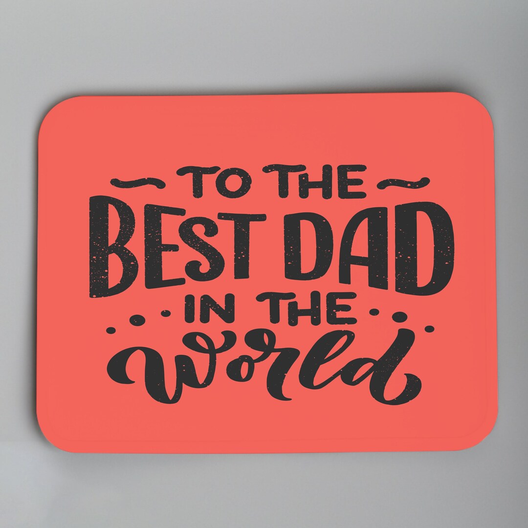 Personalized Father's Day Mouse Pad: Sublimation Designs - Etsy