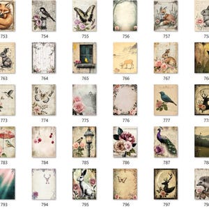 Junk Journal 100 PNG Clip Art Digital Download Bundles ...