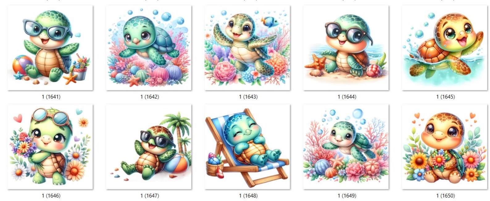 CUTE ANIMAL & Unicorn Ready to Press Sublimation Heat Transfer Print ...