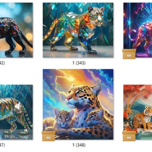 Lions Tigers Bears Oh My 100 JPG Clipart/tumbler Wrap Digital Download ...