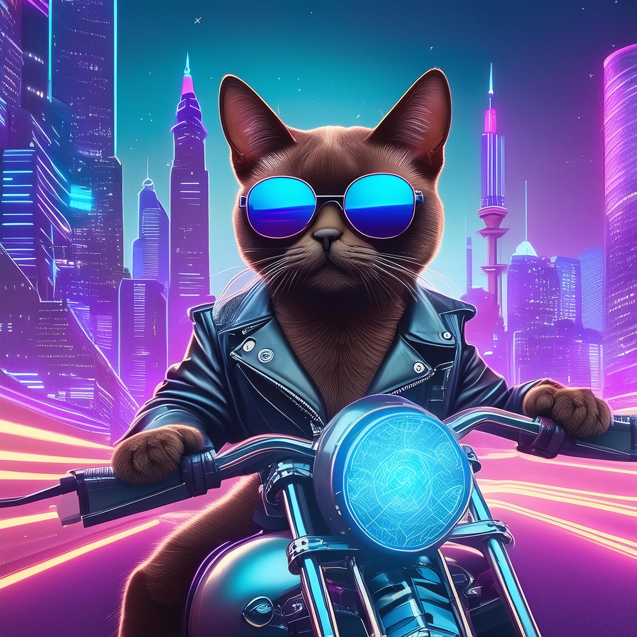Biker Cats 50 JPG Clipart Digital Download Bundle LMHBIKERCATS351-400 ...