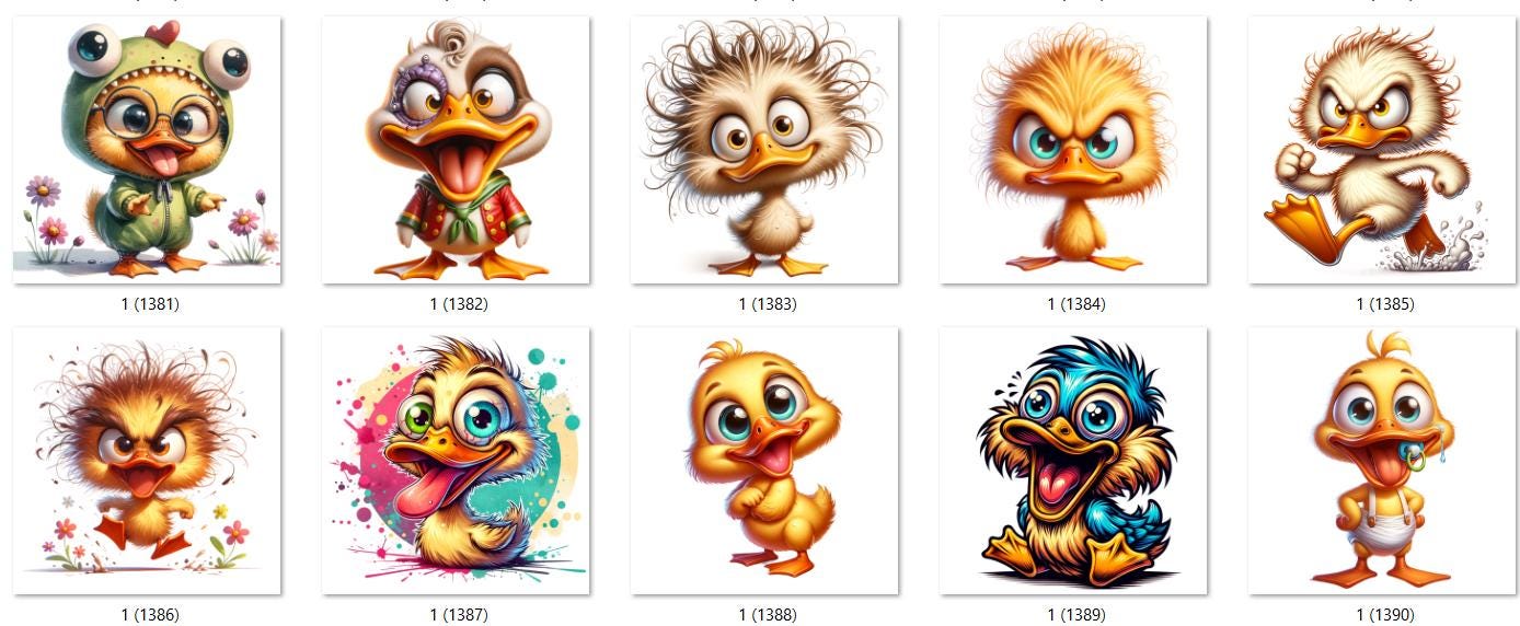 CUTE ANIMAL Ready to Press Sublimation Transfer Heat Print Bundles of ...