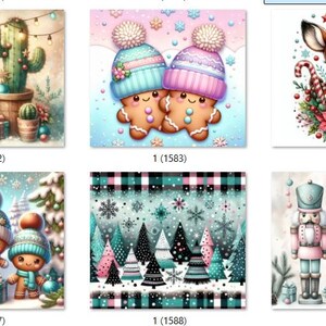 WINTER & Assorted Ready to Press Sublimation Heat Transfer Print ...