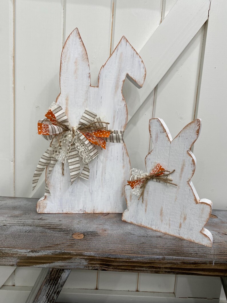 Primitive Rustic Rabbit Table Top Decor - Etsy