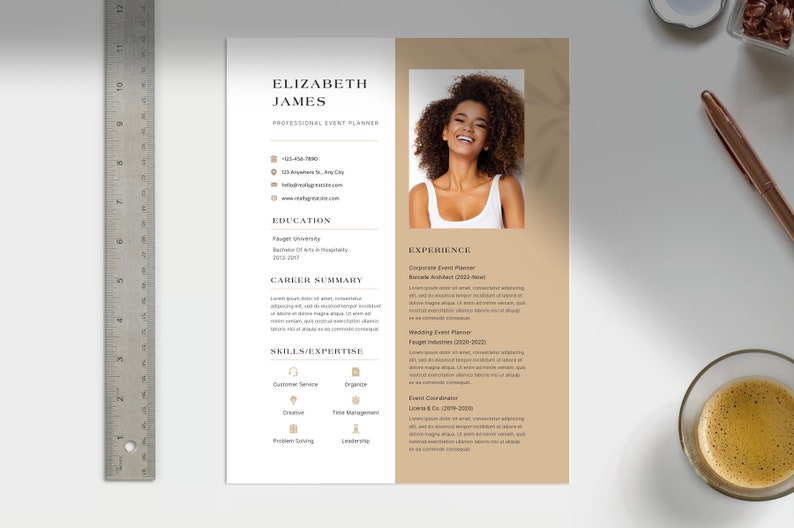 Clean and Classic Resume Template Timeless Style - Etsy