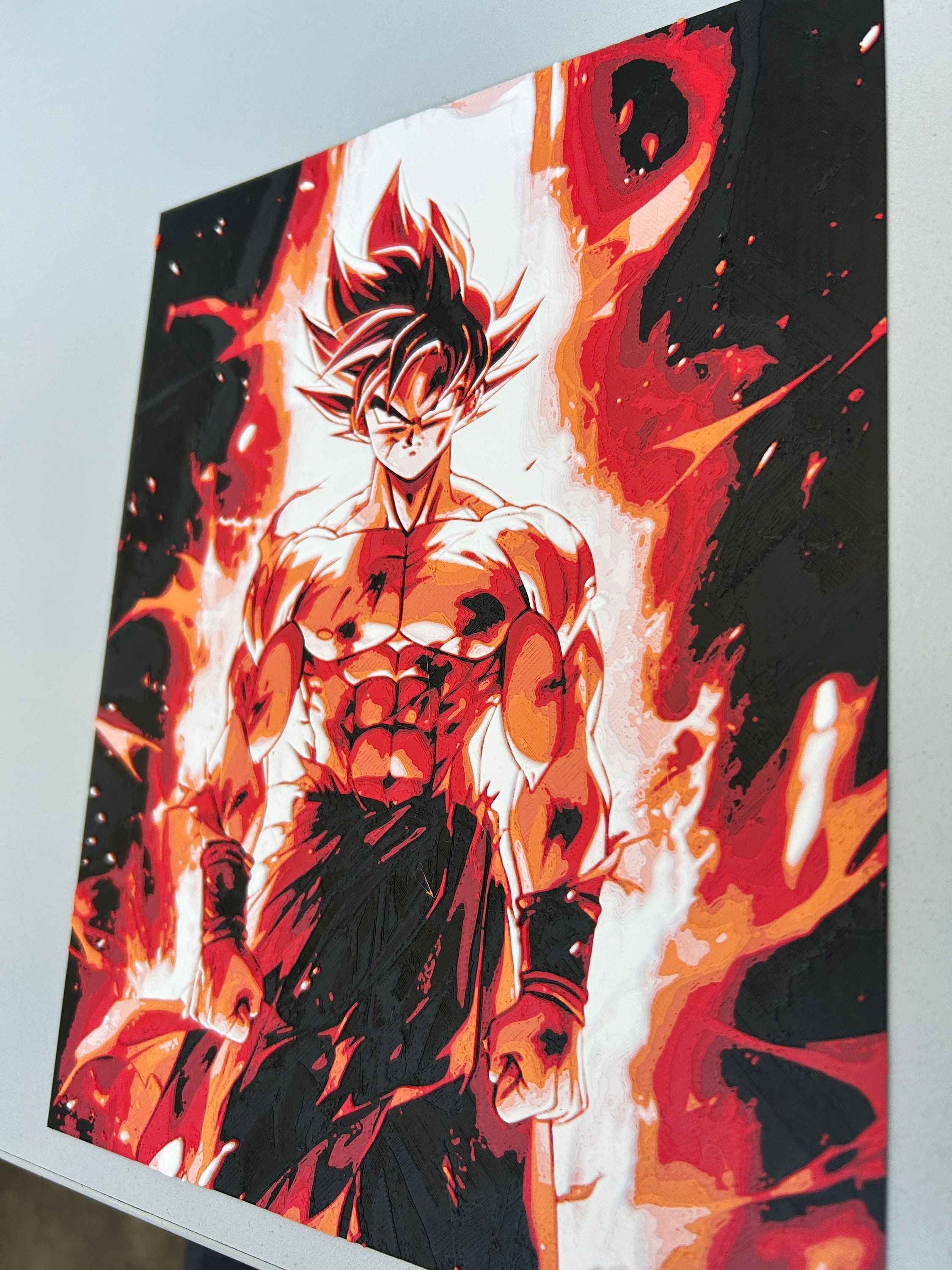 3D Goku Portrait / Dragon Ball / Goku Picture / Goku - Etsy