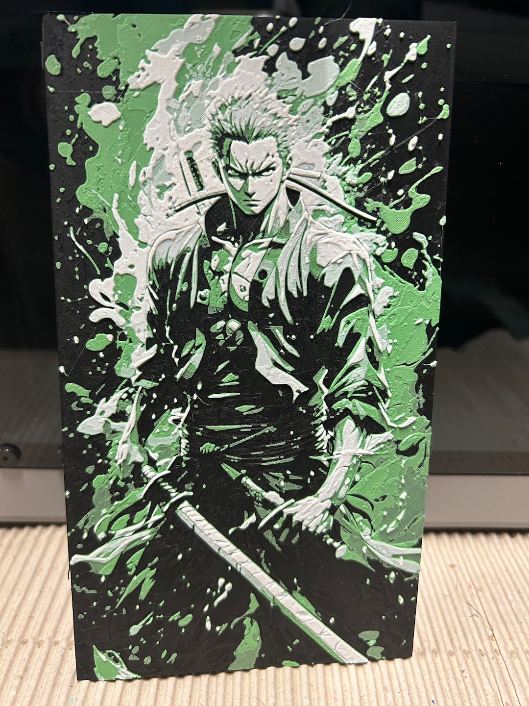 3D Zoro Portrait / One Piece / Zoro Picture / Roronoa Zoro - Etsy UK