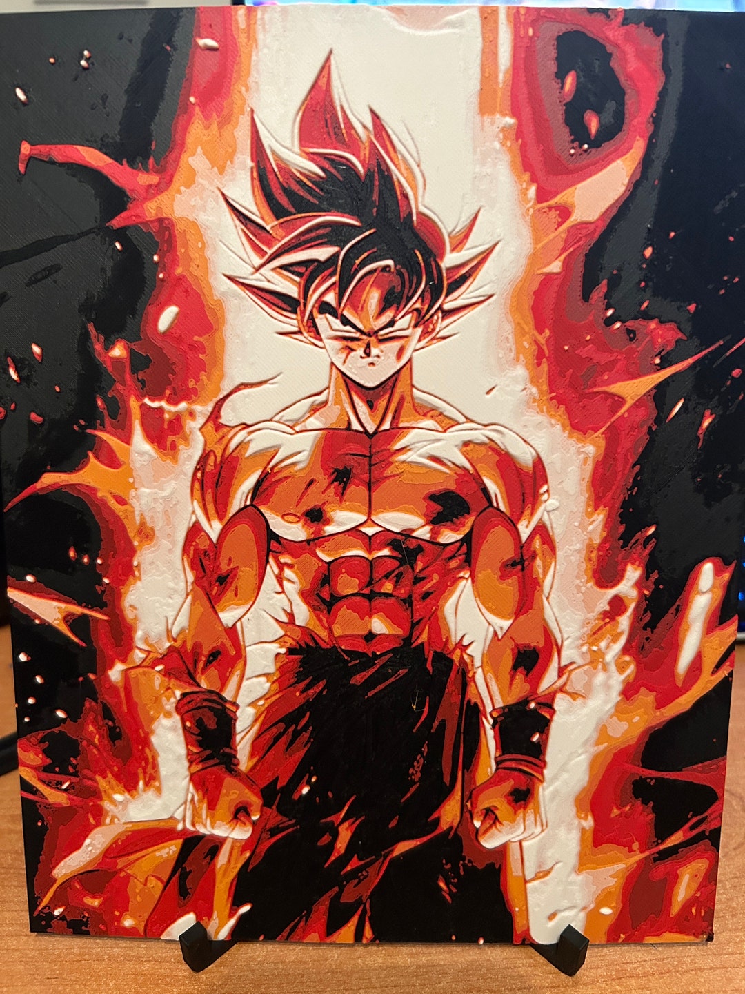 Goku 3D Portrait / Dragon Ball / Goku Picture / Goku - Etsy