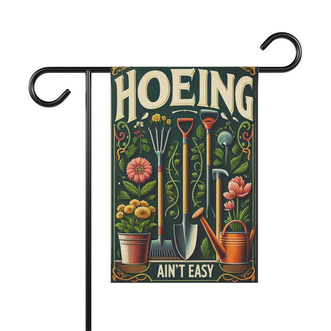 Gardening Flag - Charming Garden Decor,, Outdoor Art, Home & Garden ...