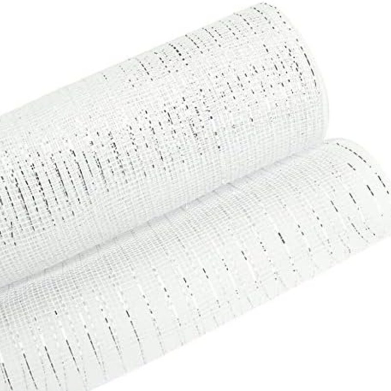 White Deco Mesh - Etsy