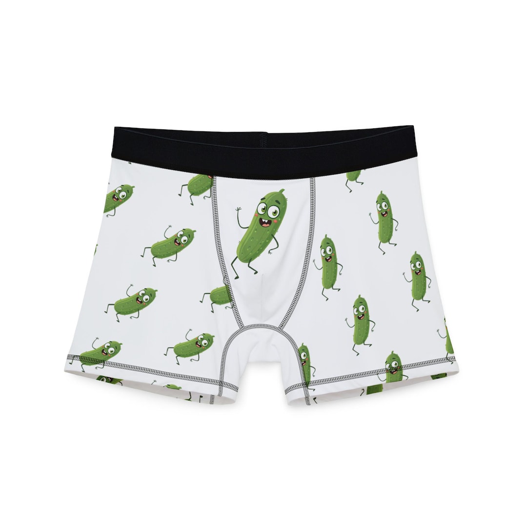 Pickle Boxers for Men, Humorous Men's Underwear, Quirky Gift for Him ...