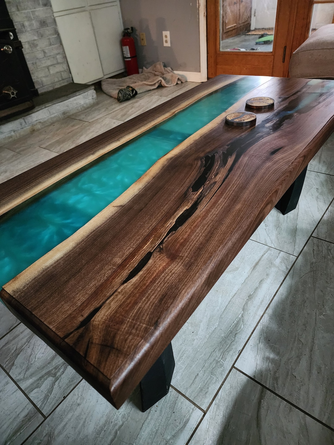 Live Edge Epoxy Table - Etsy