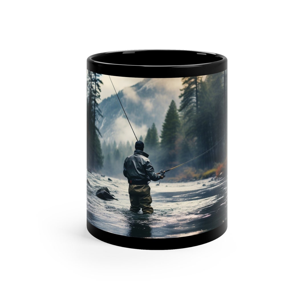 Fly Fishing Mug Png, 11oz, 15oz - Etsy