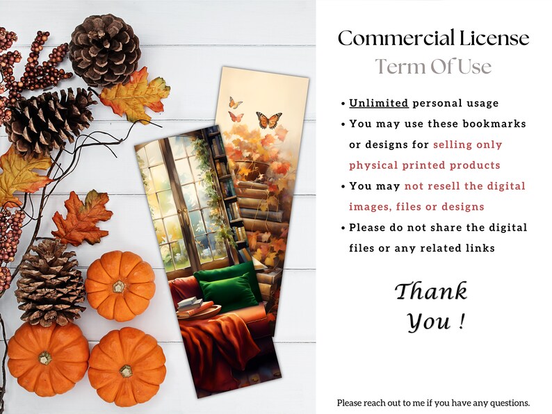 25 Cozy Fall Reading Printable Bookmarks, Digital Download, JPG ...