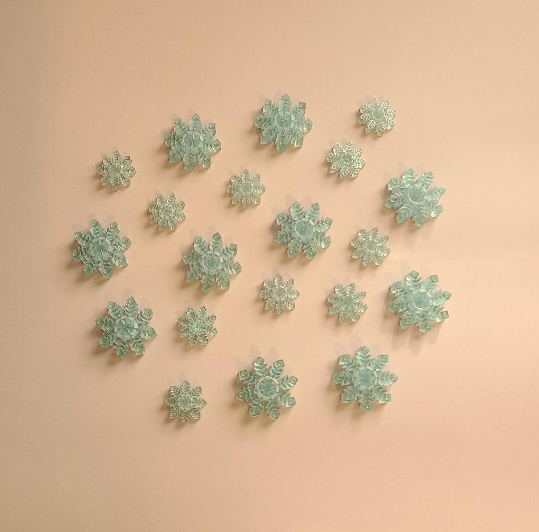 Mini Snowflakes (pack of Twenty) - Decoration, Craft Accessory - Etsy