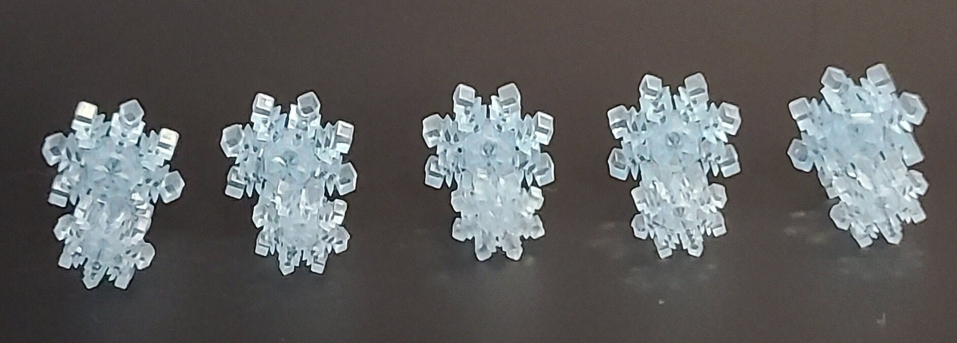 Mini Snowflakes pack of Twenty Decoration, Craft Accessory - Etsy