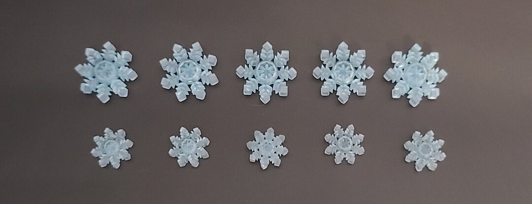 Mini Snowflakes pack of Twenty Decoration, Craft Accessory - Etsy